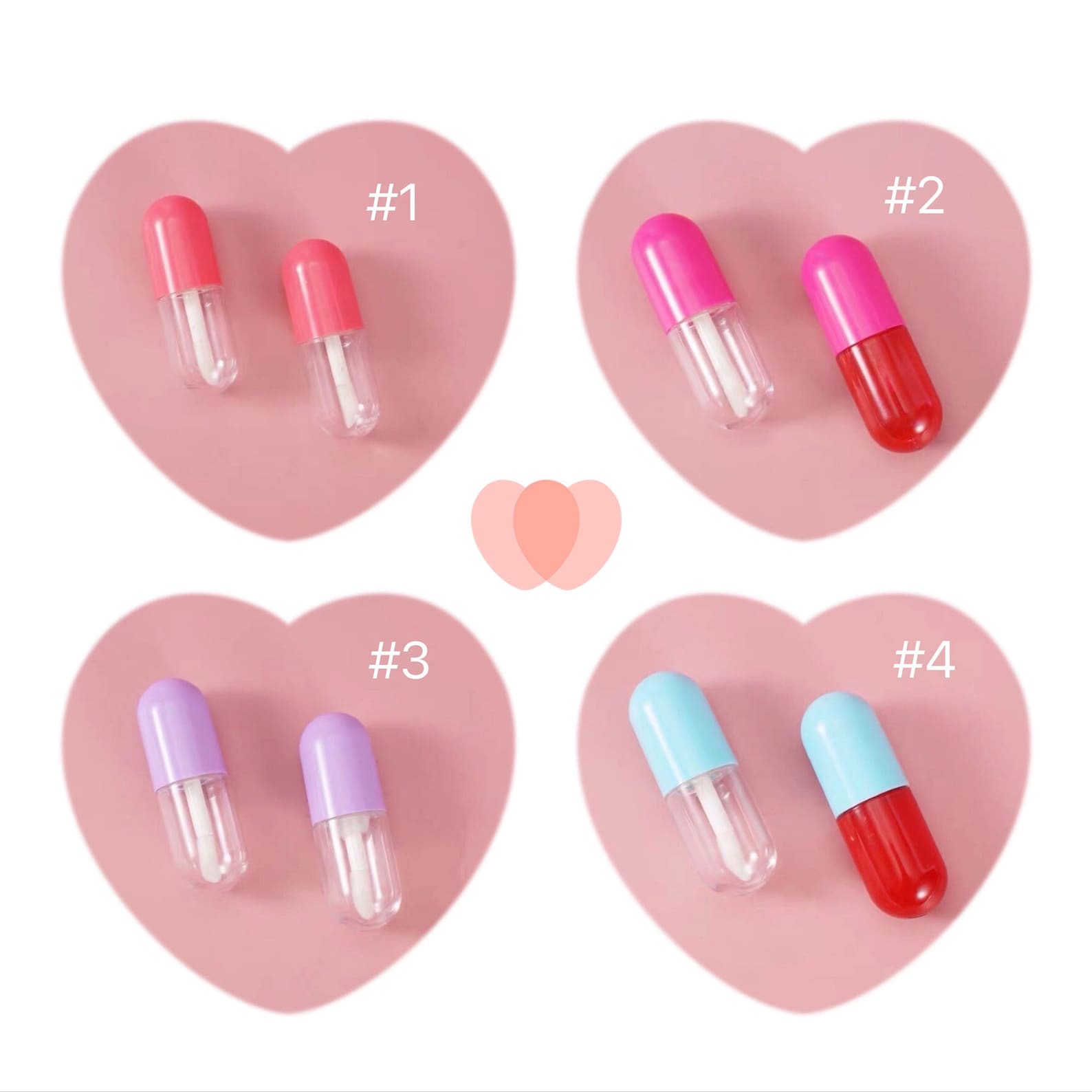 3ml Mini Cute Portable Capsule Lip Gloss Tube Empty Lip Glaze - Etsy