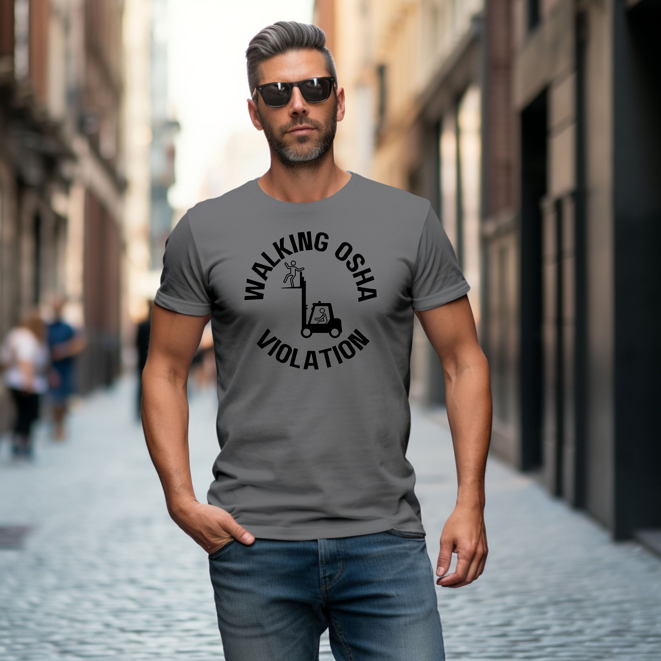 Walking OSHA Violation T Shirt, Funny Tee, Work Humor - Etsy