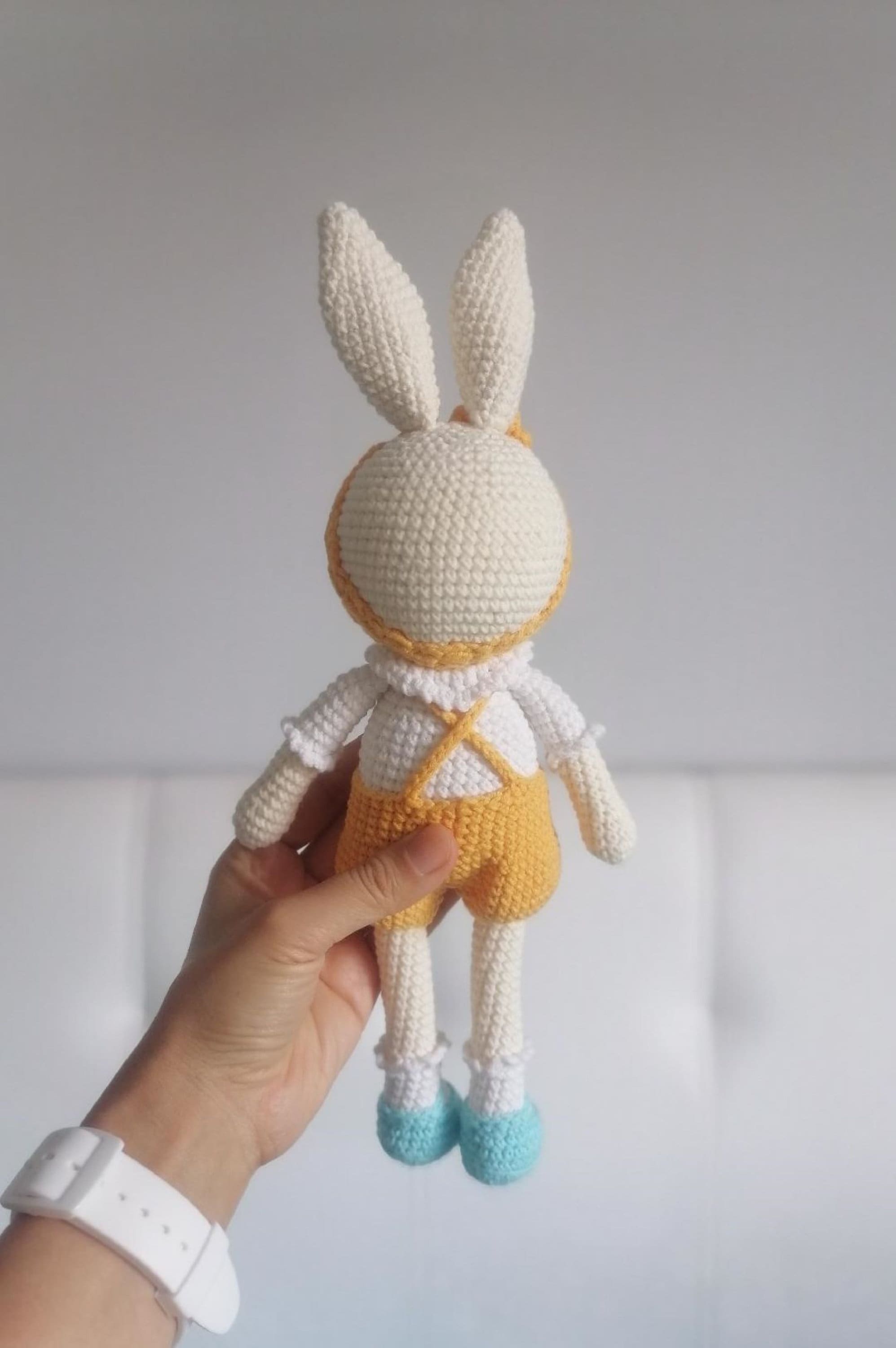 Crochet Bunny, Amigurumi Rabbit Toy, Amigurumi Animals, Rabbit Plushie ...