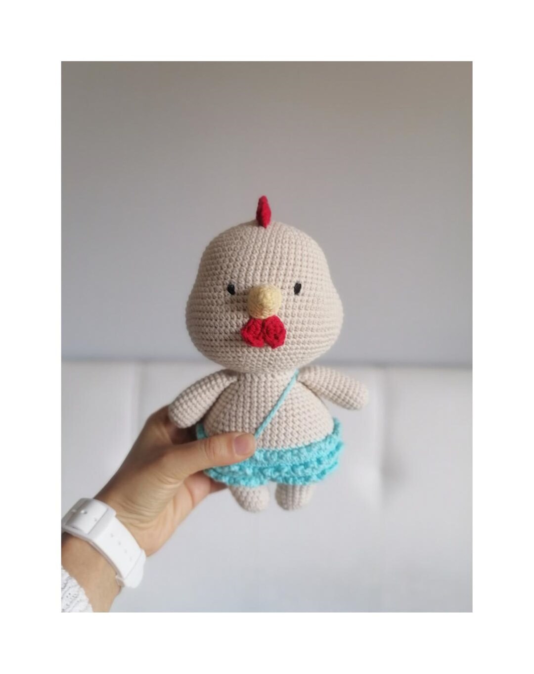 Crochet Chicken, Amigurumi Chicken, Chicken Plushie, Stuffed Chicken ...