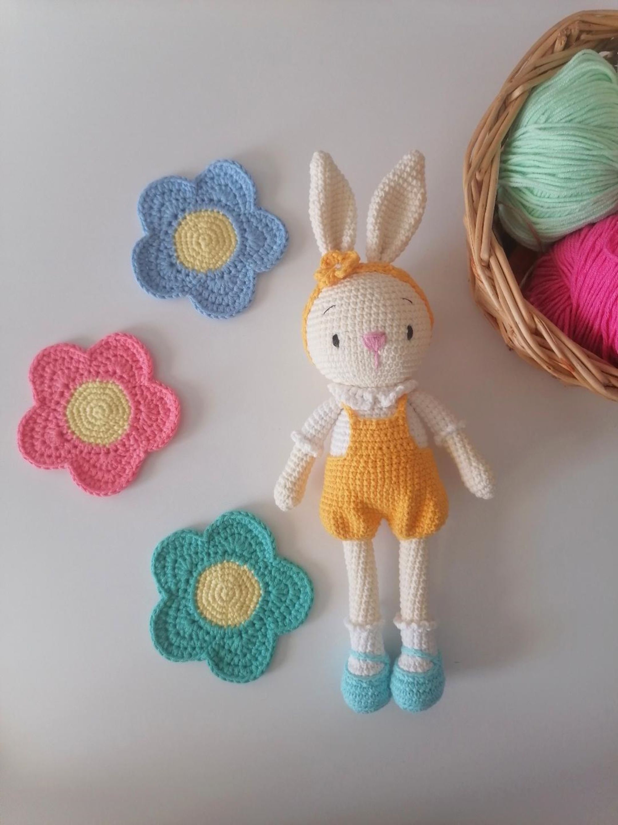 Crochet Bunny, Amigurumi Rabbit Toy, Amigurumi Animals, Rabbit Plushie ...