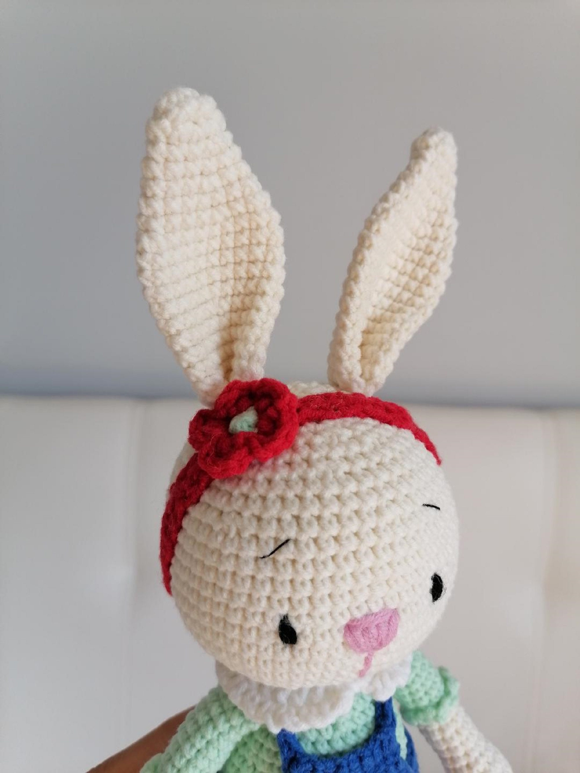 Crochet Bunny, Amigurumi Rabbit Toy, Amigurumi Animals, Rabbit Plushie ...