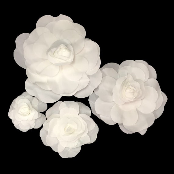 Set of 4 Giant Foam Flower Setfloating.artificial Roses. | Etsy