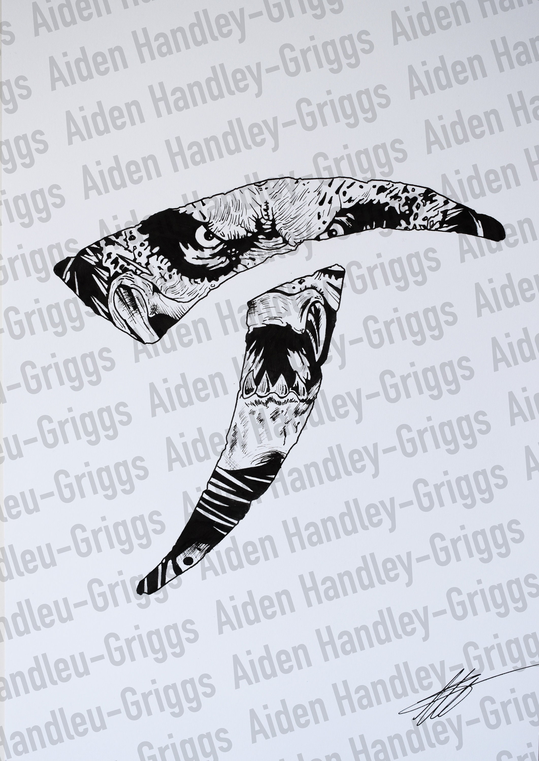 Predator Yautja Clan Symbol/ Drawing/ Alien Vs Predator. - Etsy