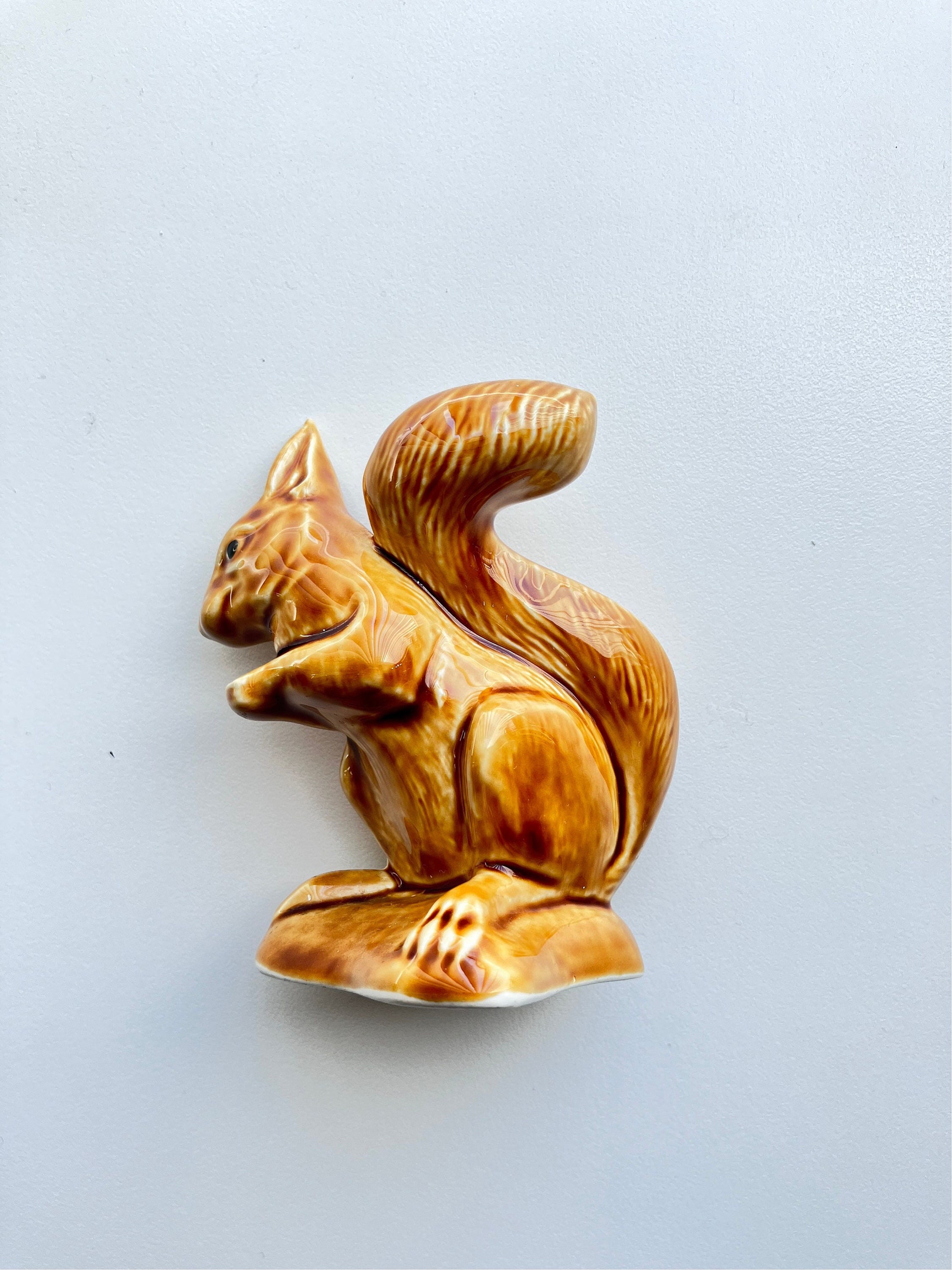 Poole Pottery Highly Glazed Red Squirrel, Ceramic Squirrel Figurine ...