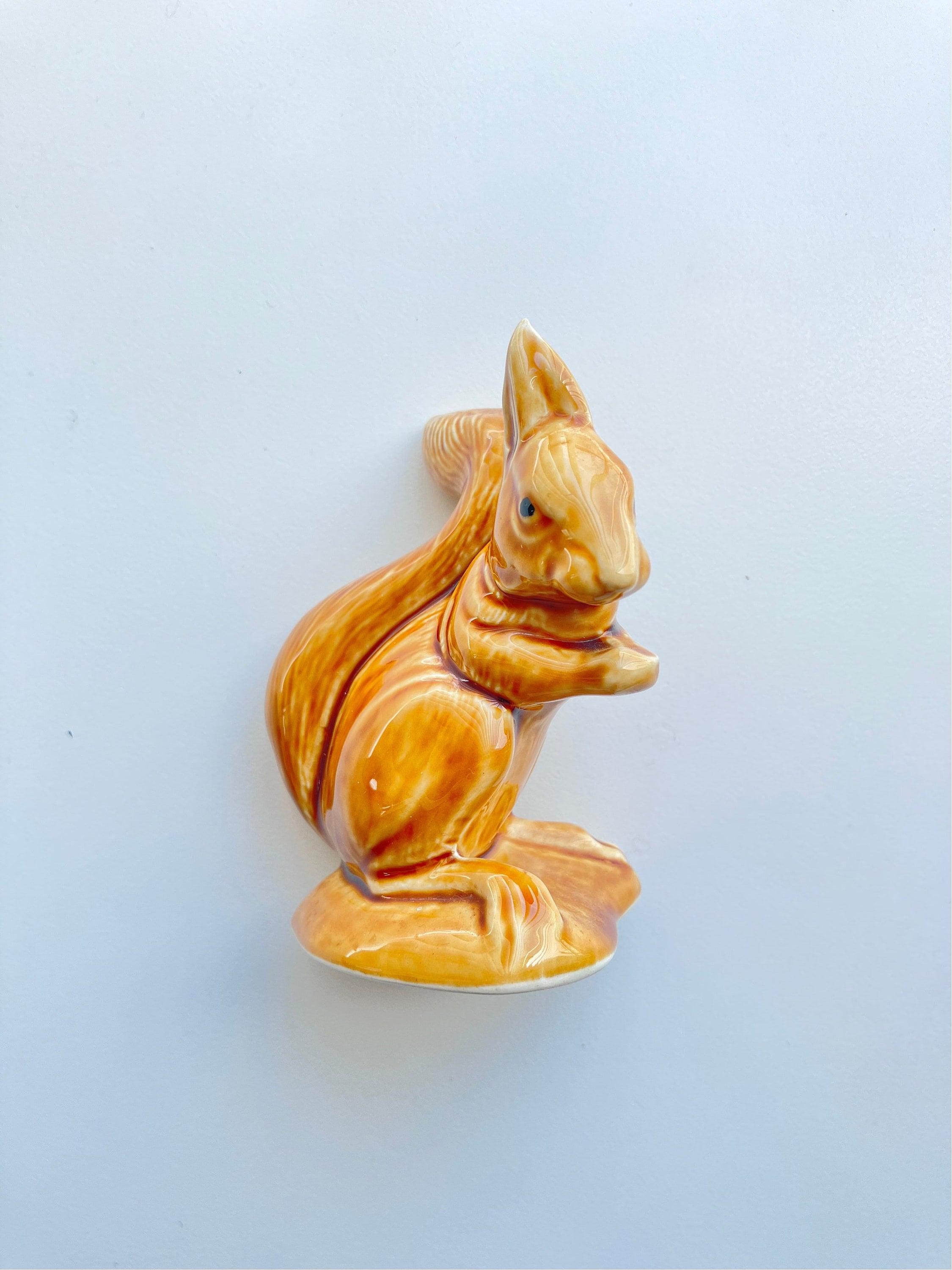 Poole Pottery Highly Glazed Red Squirrel, Ceramic Squirrel Figurine ...