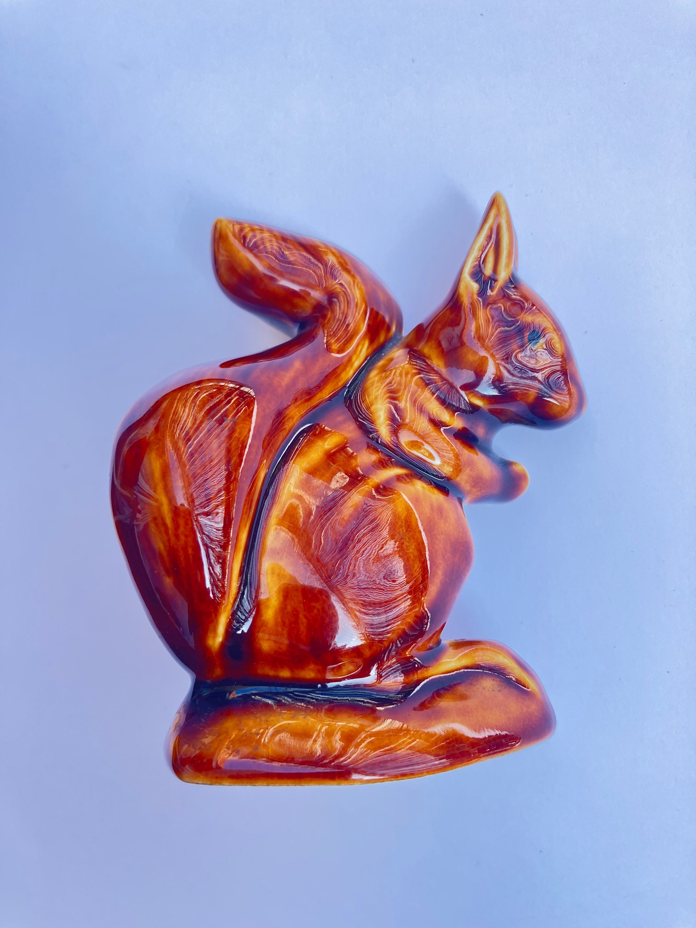 Vintage Poole Pottery Red Squirrel Figurine: Bronze Glazed Ceramic - Etsy
