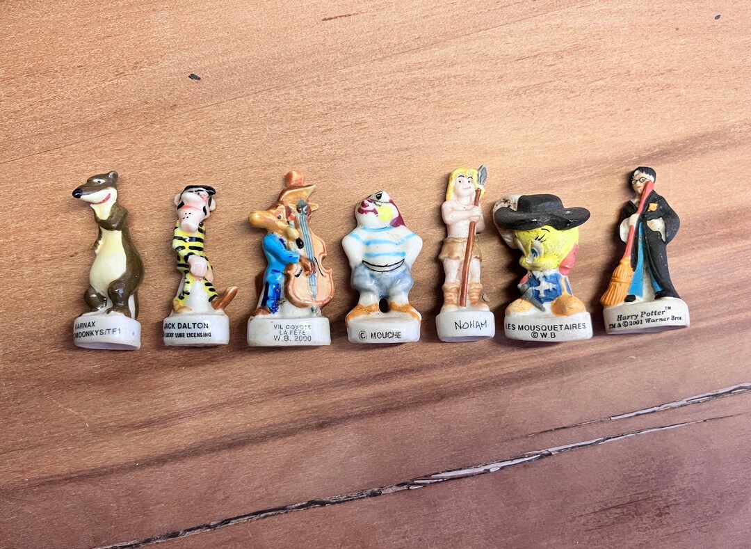 Antique Fèves, Set of 7 French Porcelain Galette Des Rois Epiphany Cake ...