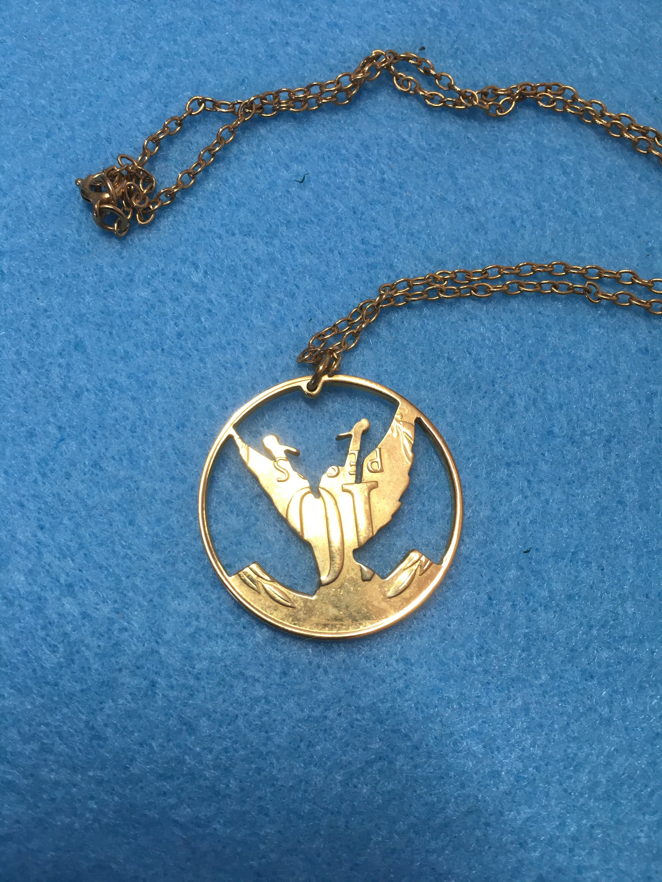 Rare 'chilena' Libertad Chile 10 Peso Coin Hand-cut Pendant Necklace - Etsy