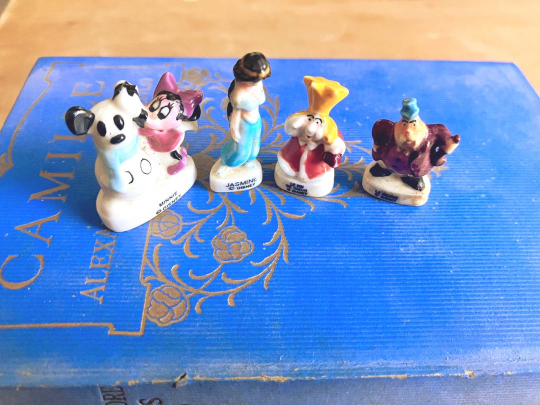 Antique Disney Fèves, Set of 4 French Porcelain Galette Des Rois ...