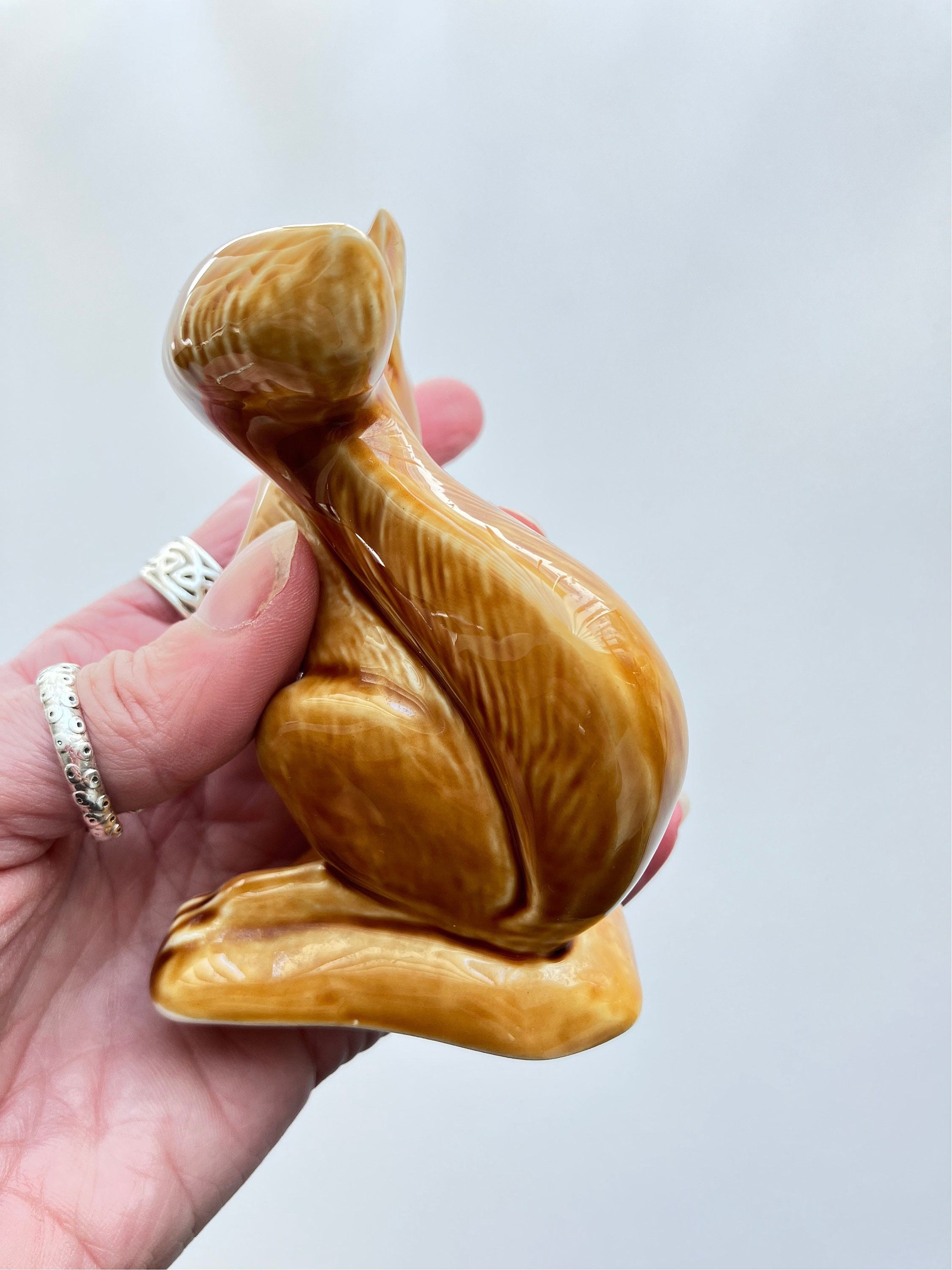 Poole Pottery Highly Glazed Red Squirrel, Ceramic Squirrel Figurine ...