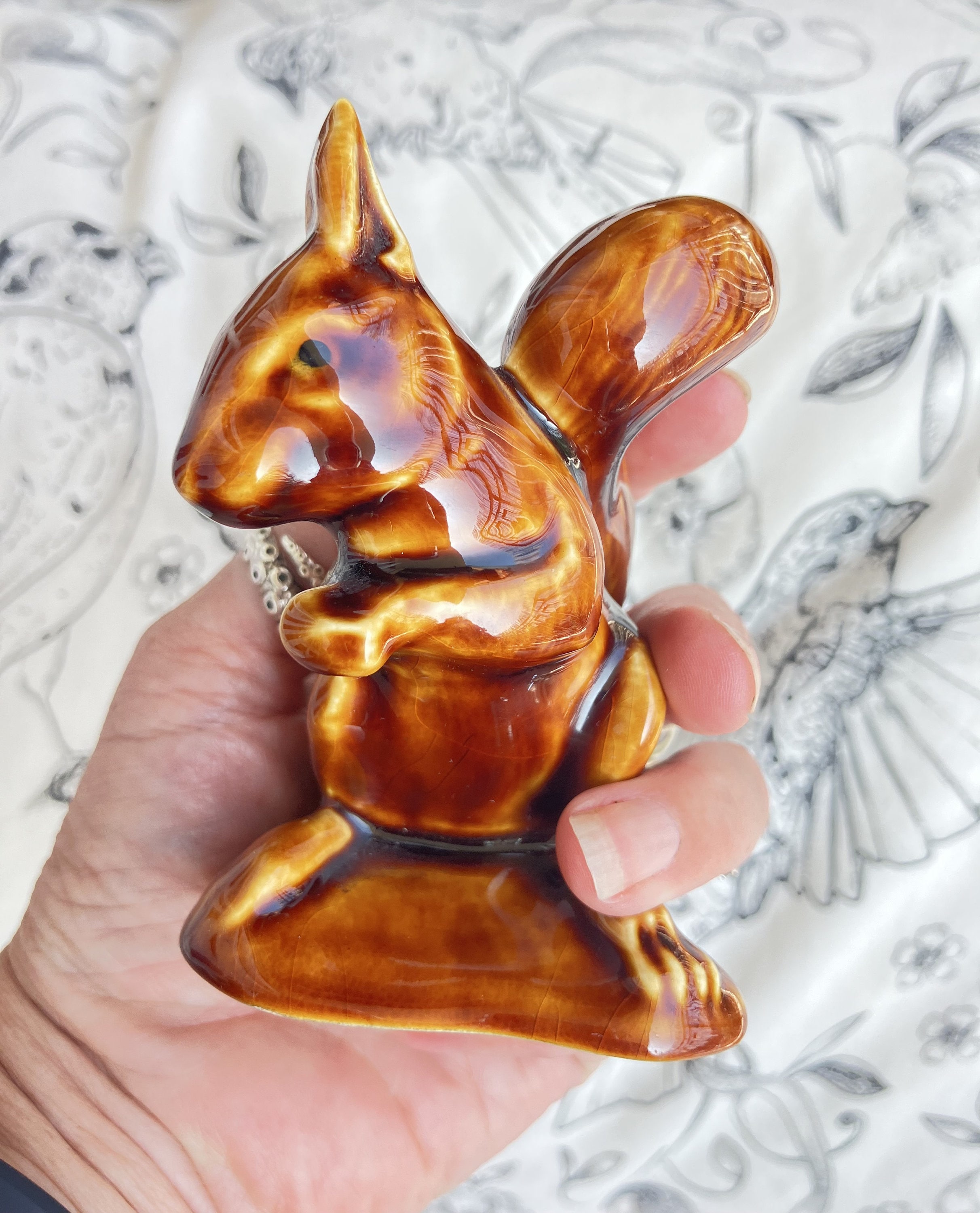 Vintage Poole Pottery Red Squirrel Figurine: Bronze Glazed Ceramic - Etsy