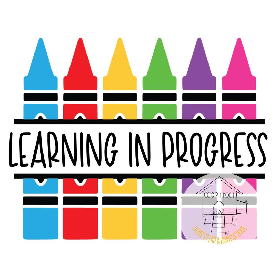 Learning in Progress Printable Sign - Etsy