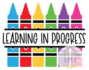 Learning in Progress, Printable Sign, 8.5x11, Digital Download - Etsy
