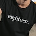 Shirt 18th Birthday Gifts for Teen Boys 18 | Eighteen 18 Year Old T ...