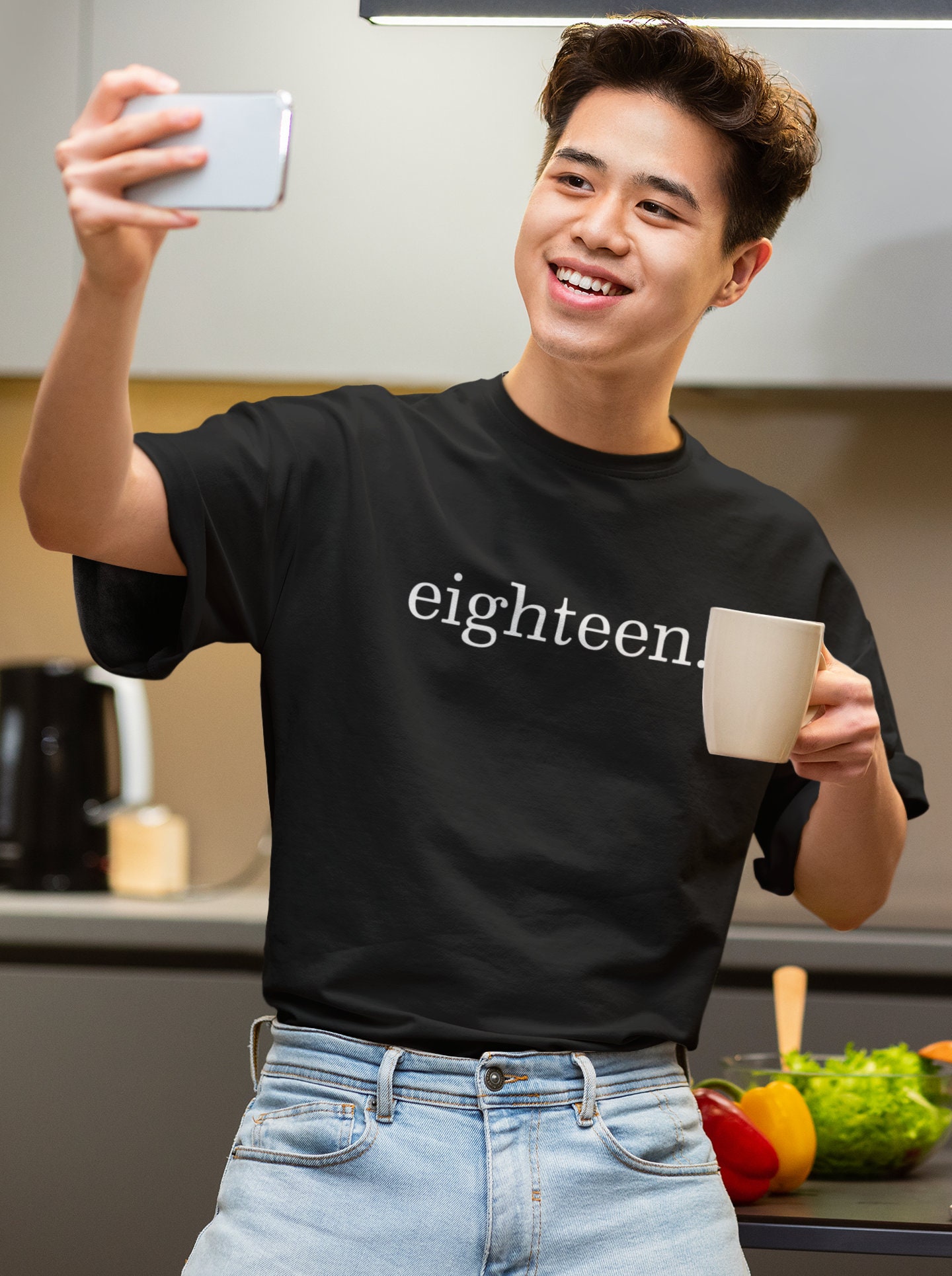 Shirt 18th Birthday Gifts for Teen Boys 18 | Eighteen 18 Year Old T ...