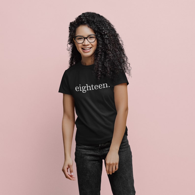 Shirt 18th Birthday Gifts for Teen Boys 18 | Eighteen 18 Year Old T ...