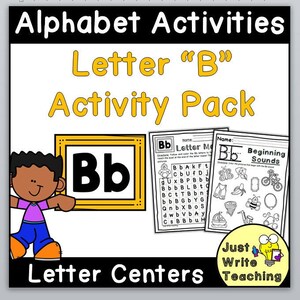 Letter B Practice Games and Activity Pack - Etsy