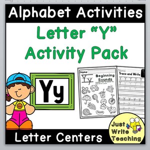 Letter Y Practice Games and Activity Pack - Etsy