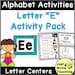 Letter E Practice Games and Activity Pack - Etsy