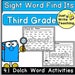 Dolch Third Grade Sight Word Find It Activities - Etsy