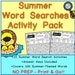 Summer Word Search Activity Pack - Etsy UK