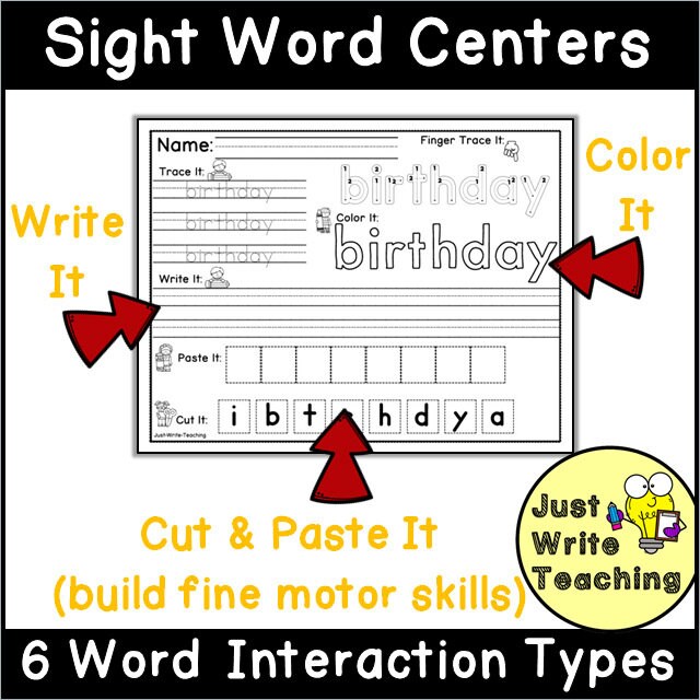 Dolch Nouns List Sight Word Tracers - Etsy