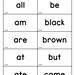 Connect 5 Primer Sight Words Game - Etsy