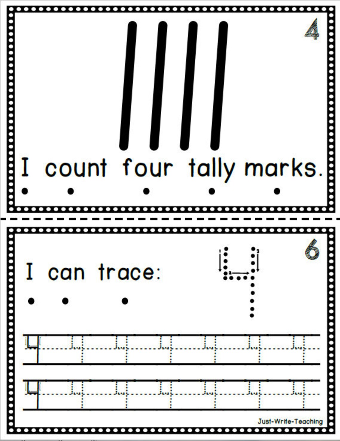 Differentiated Number Flip Books flipbooks 1 to 20 - Etsy