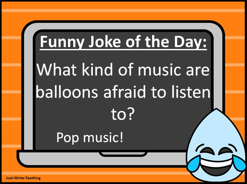 Funny Joke of the Day Morning Meeting Essentials - Etsy