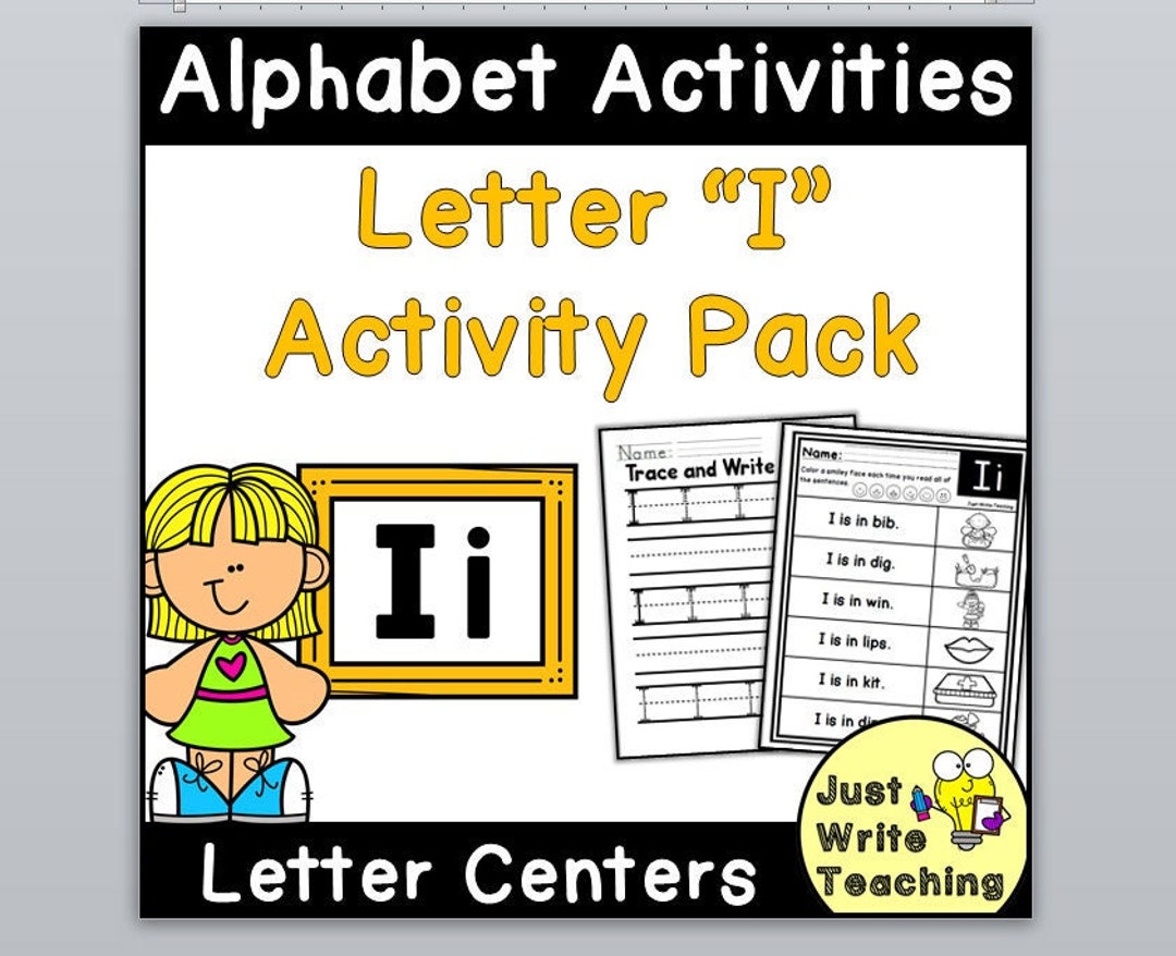 Letter I Practice Games and Activity Pack - Etsy