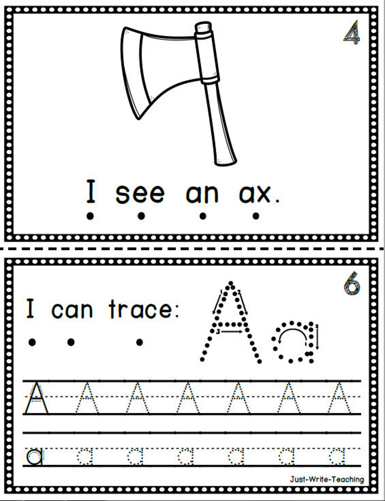 Letter Flipbooks - Alphabet Activities - A to Z (52 Flip Books) - Etsy