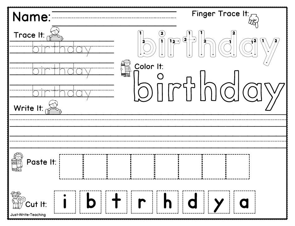 Dolch Nouns List Sight Word Tracers - Etsy