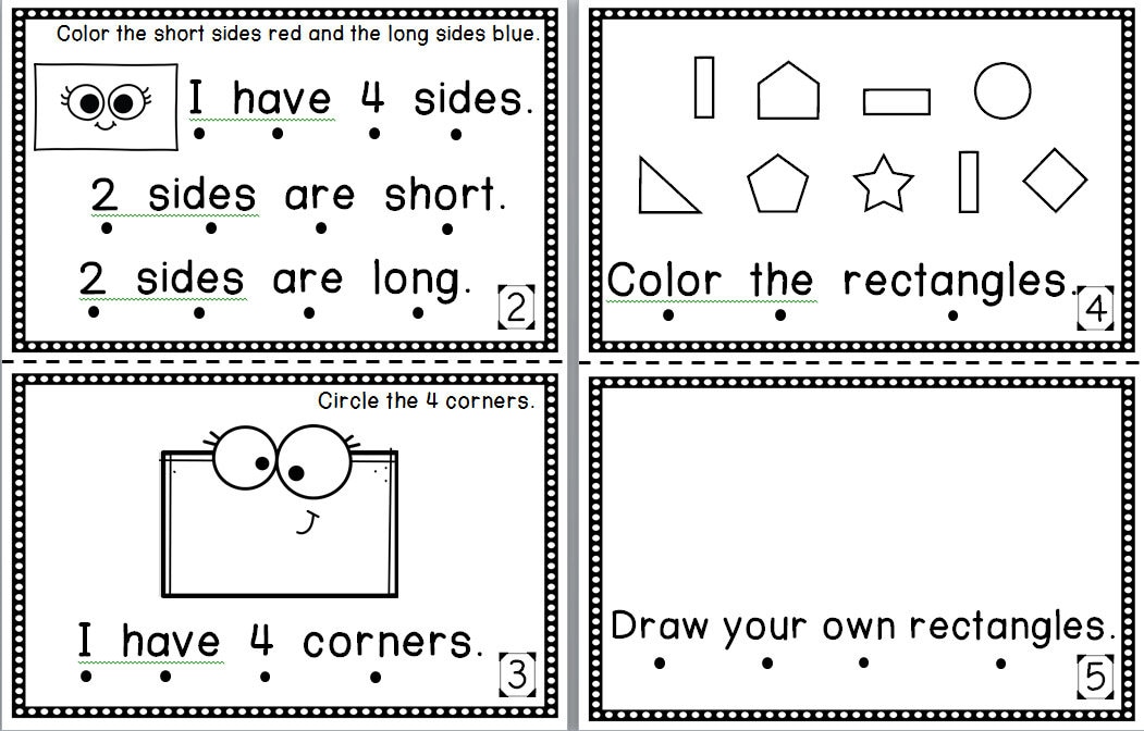 All About Shapes Flip Book Bundle (8 Shapes, 16 Flip Books!) - Etsy