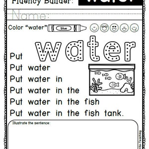 Sight Word Fluency Builders MEGA BUNDLE - Etsy