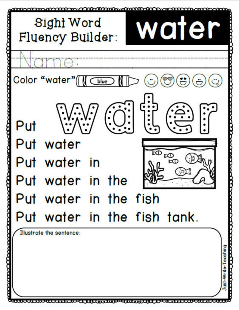 Sight Word Fluency Builders MEGA BUNDLE - Etsy