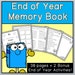 End of Year Memory Book and Activities - Etsy