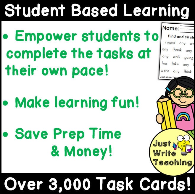 Dolch Sight Word Centers - Task Cards BUNDLE - Etsy