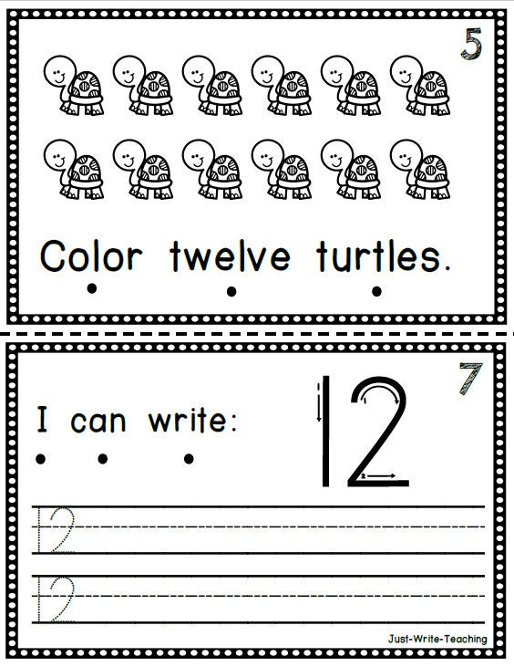 Differentiated Number Flip Books flipbooks 1 to 20 - Etsy