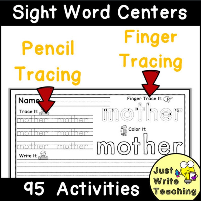 Dolch Nouns List Sight Word Tracers - Etsy