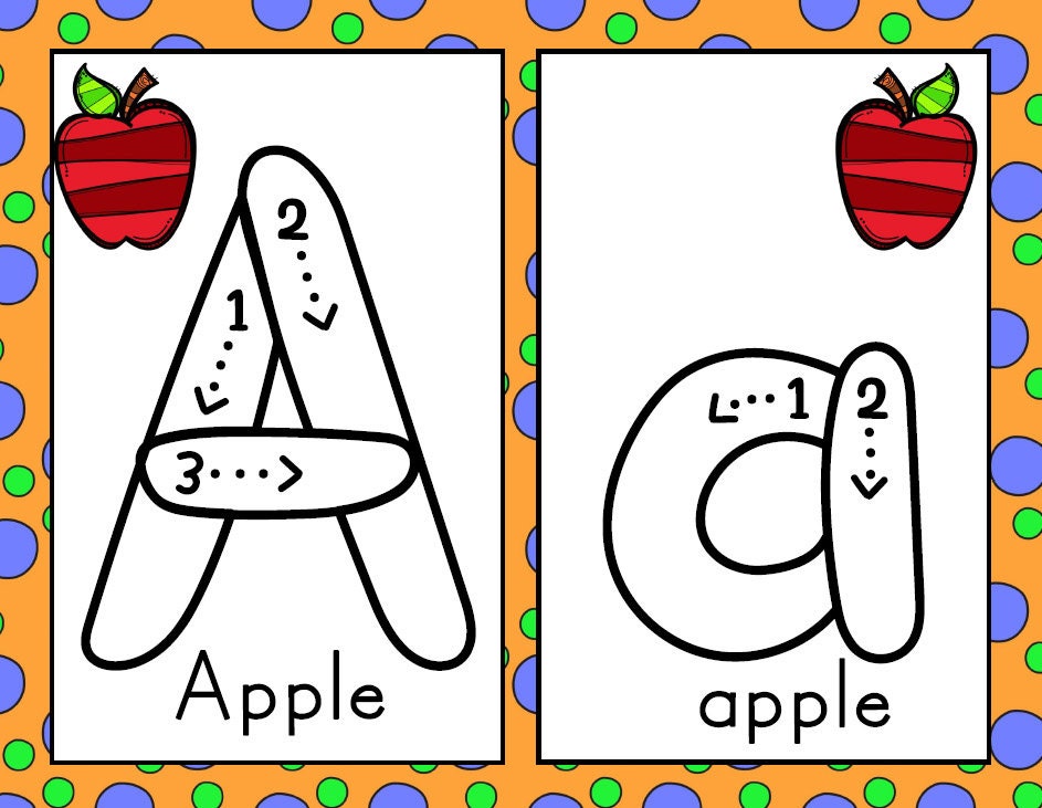 Playdough Mats Play-doh Mats - Alphabet Activities - A to Z (52 Mats ...