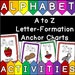 Letter Formation Anchor Charts - Alphabet Activities - A to Z (26 ...