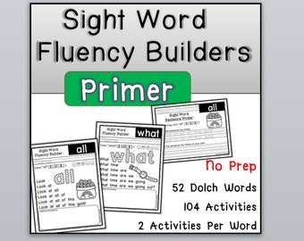 Sight Word Fluency Builders Dolch Third Grade - Etsy