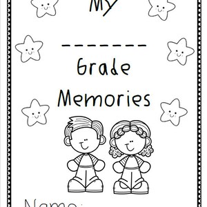 End of Year Memory Book and Activities - Etsy
