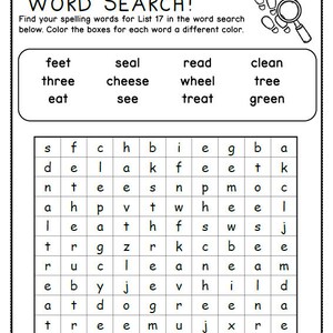 First Grade Spelling Curriculum - Back to School - Etsy