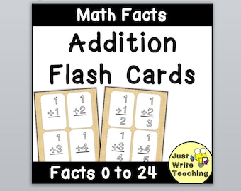 Subtraction Flash Cards Elementary Math Distance Learning | Etsy