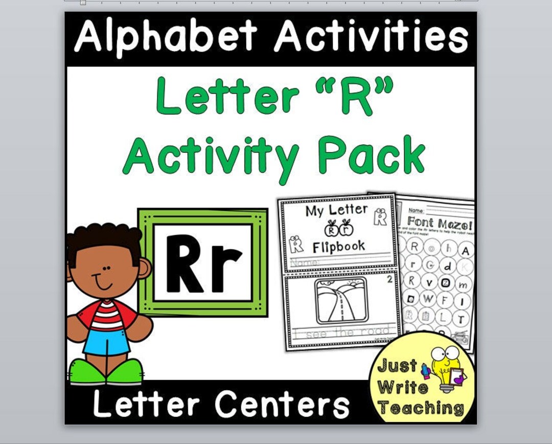 Letter R Practice Games and Activity Pack - Etsy