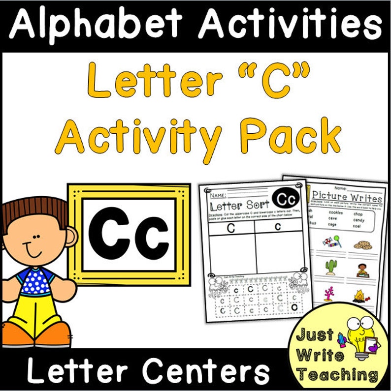 Letter C Practice Games and Activity Pack - Etsy