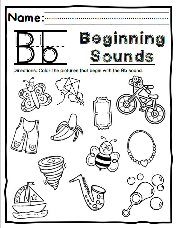 Letter B Practice Games and Activity Pack - Etsy