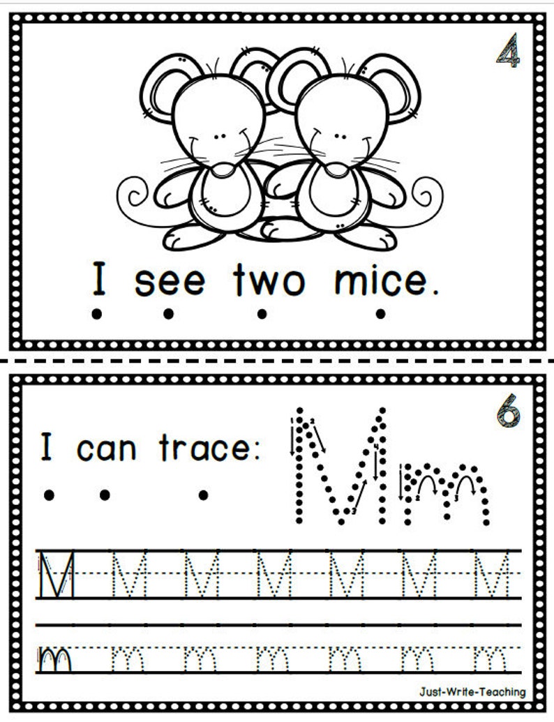 Letter Flipbooks - Alphabet Activities - A to Z (52 Flip Books) - Etsy